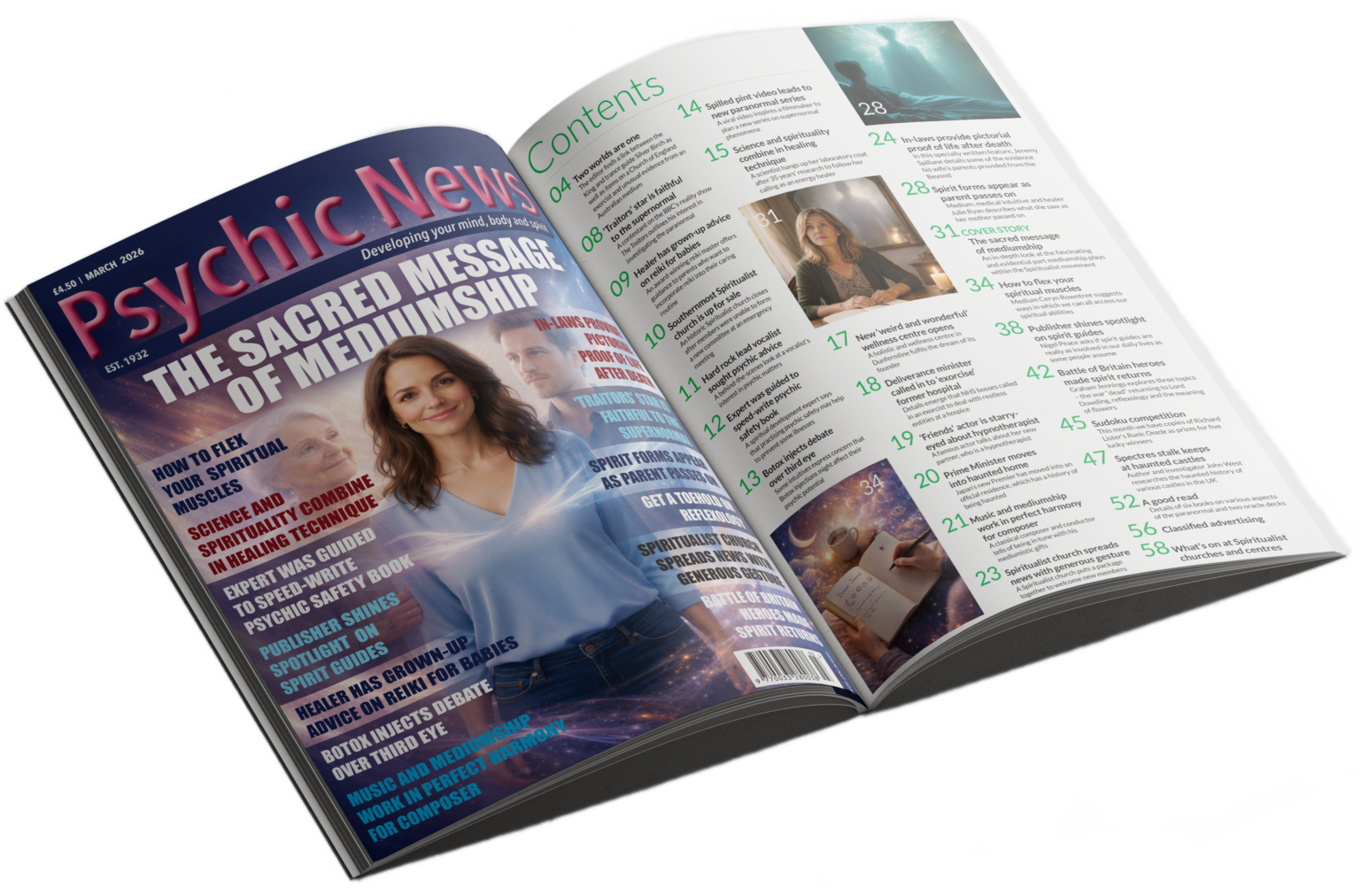 Psychic News - Developing your mind, body and spirit